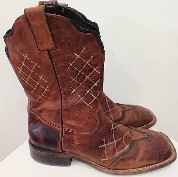 Tony Lama | Shoes | Tony Lama Square Toe Cowboy Boots | Poshmark